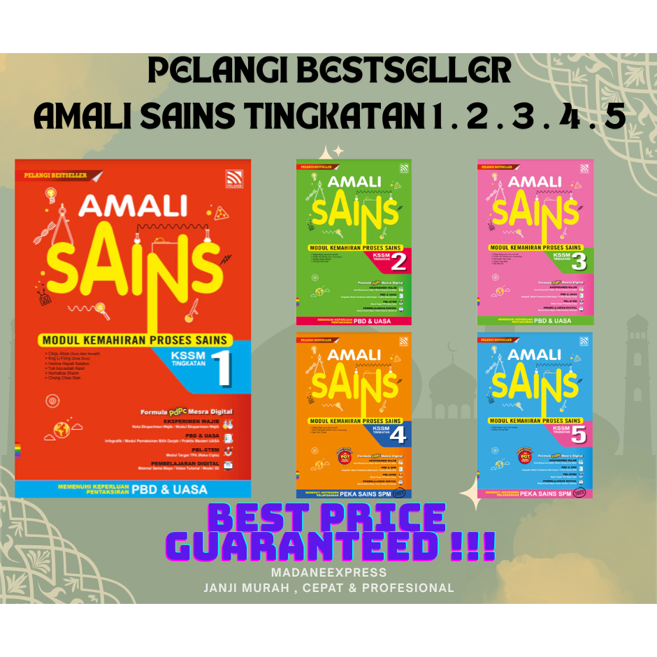 [XPRESS] PELANGI BESTSELLER : AMALI SAINS (MODUL KEMAHIRAN PROSES SAINS ...