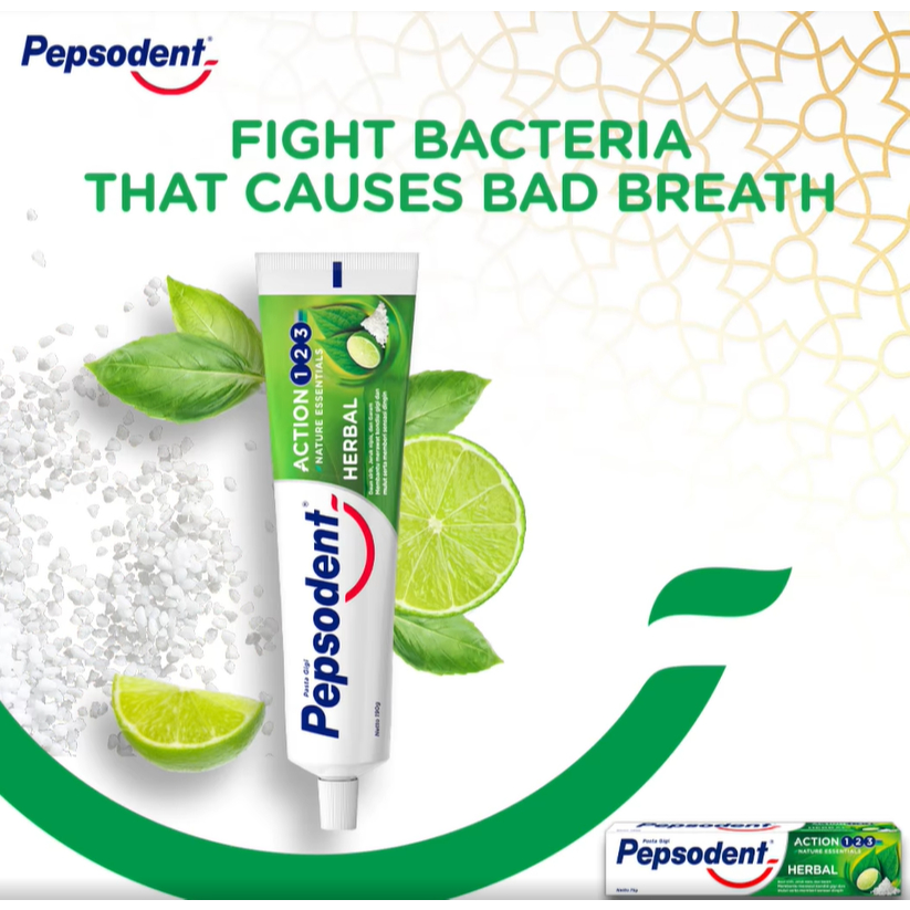PEPSODENT HERBAL ACTION 75/120/190 GM | Shopee Malaysia
