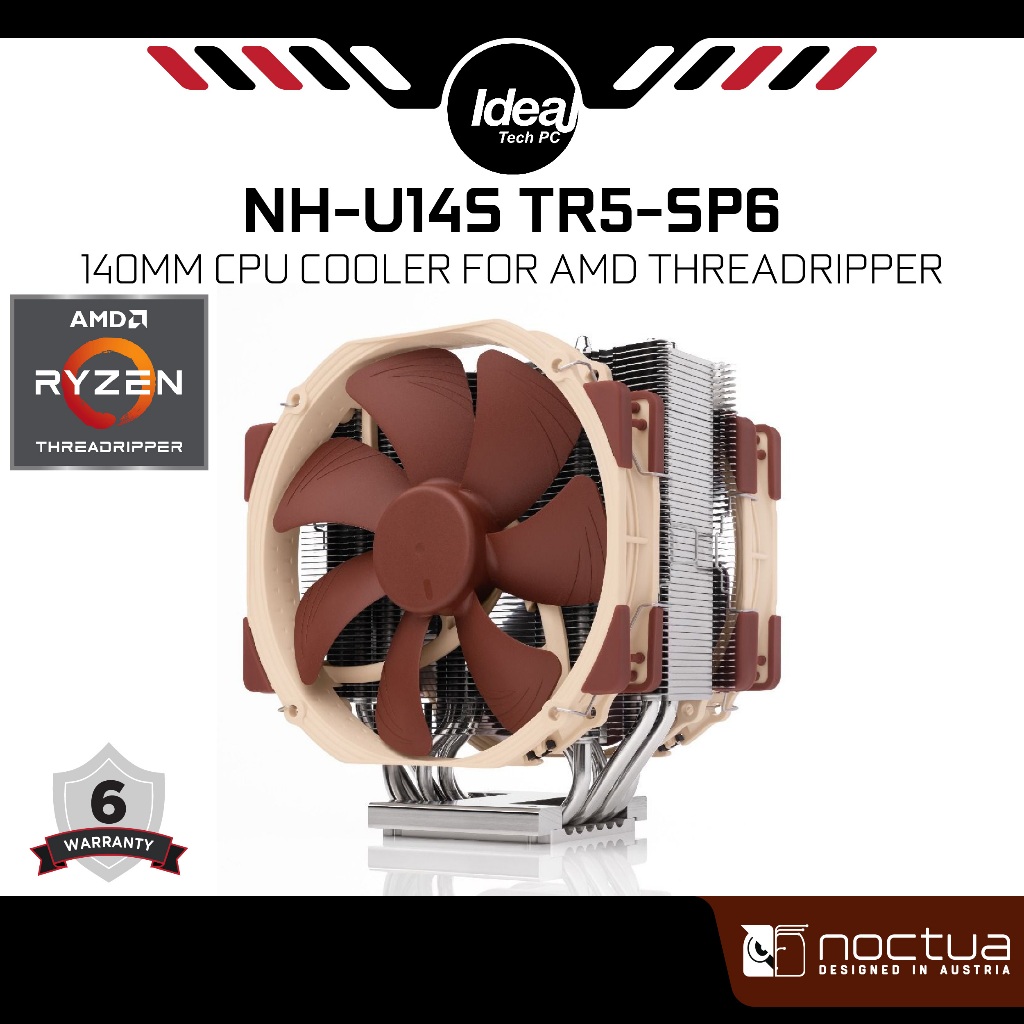 NOCTUA NH-U14S TR5-SP6 | 140MM CPU COOLER FOR AMD THREADDRIPPER ( STR5 ) AND EPYC 8004 ( SP6 ...