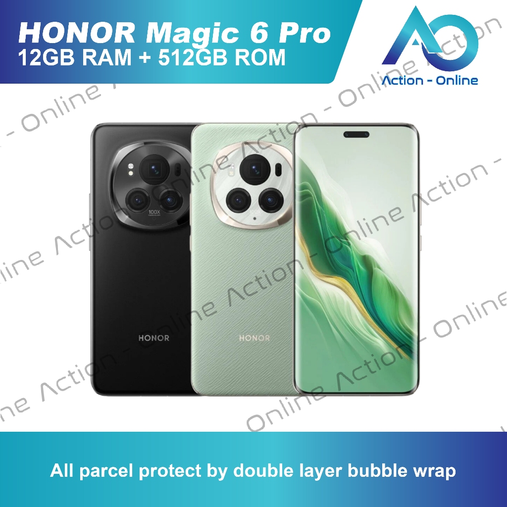 Honor Magic 6 Pro 5G Smartphone (12GB RAM + 512GB ROM) Warranty by Honor Malaysia | Shopee Malaysia