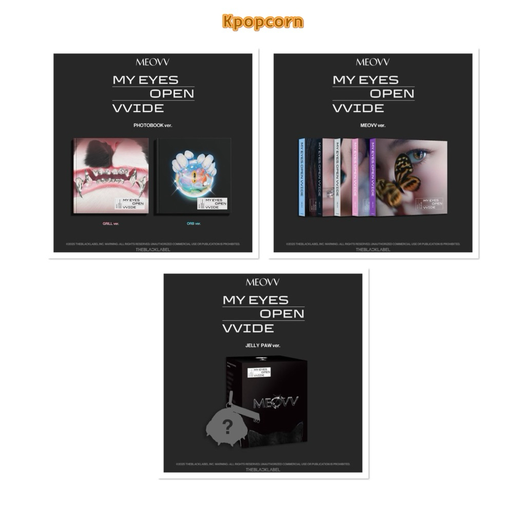 MEOVV - 1st EP ALBUM [MY EYES OPEN VVIDE] | Shopee Malaysia