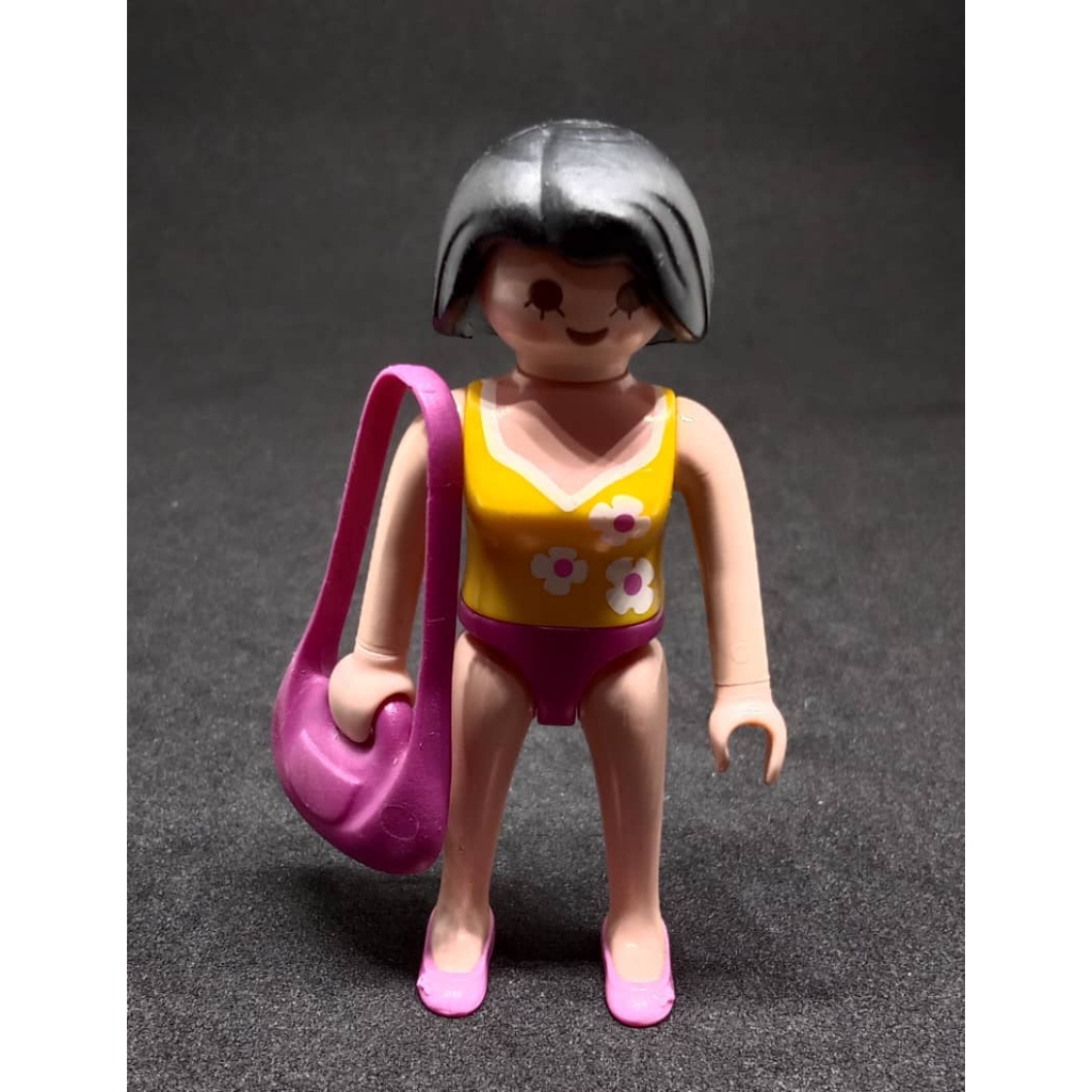Playmobil Figure Tanned Woman in Bathing Suit Beach Pool Used | Shopee ...