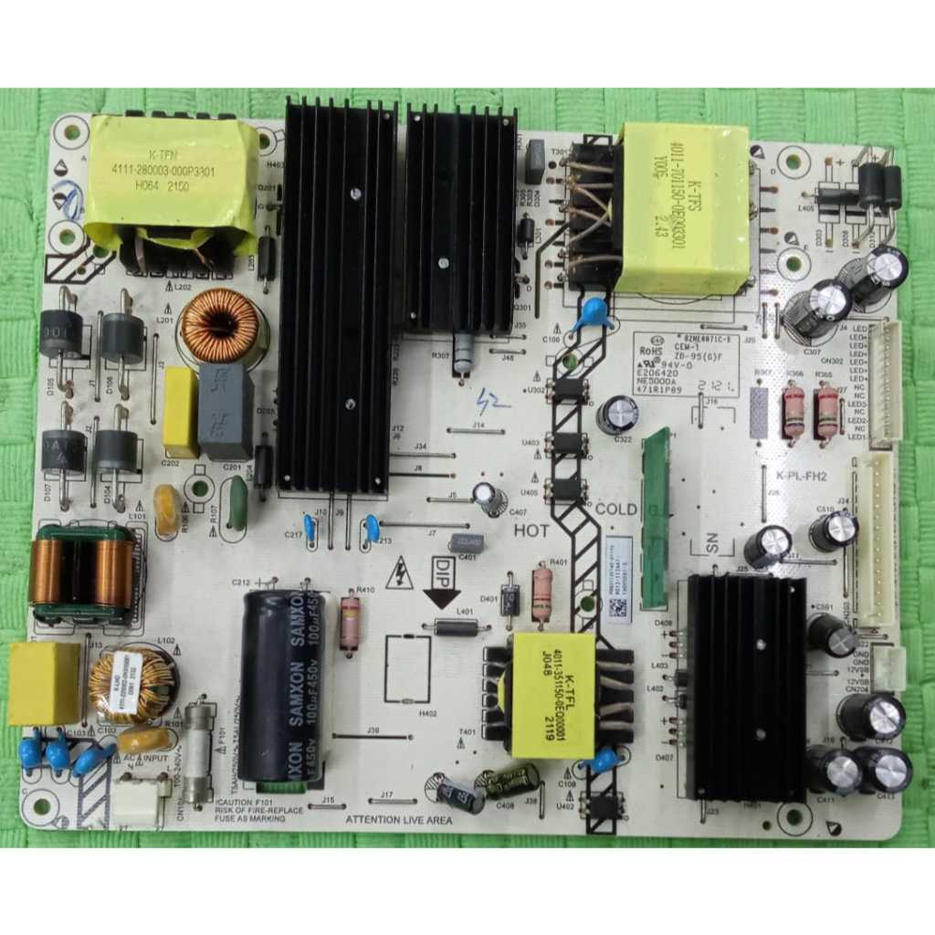 ONN 100012585 POWER SUPPLY BOARD K-PL-FH2 9012-112A47 | Shopee Malaysia