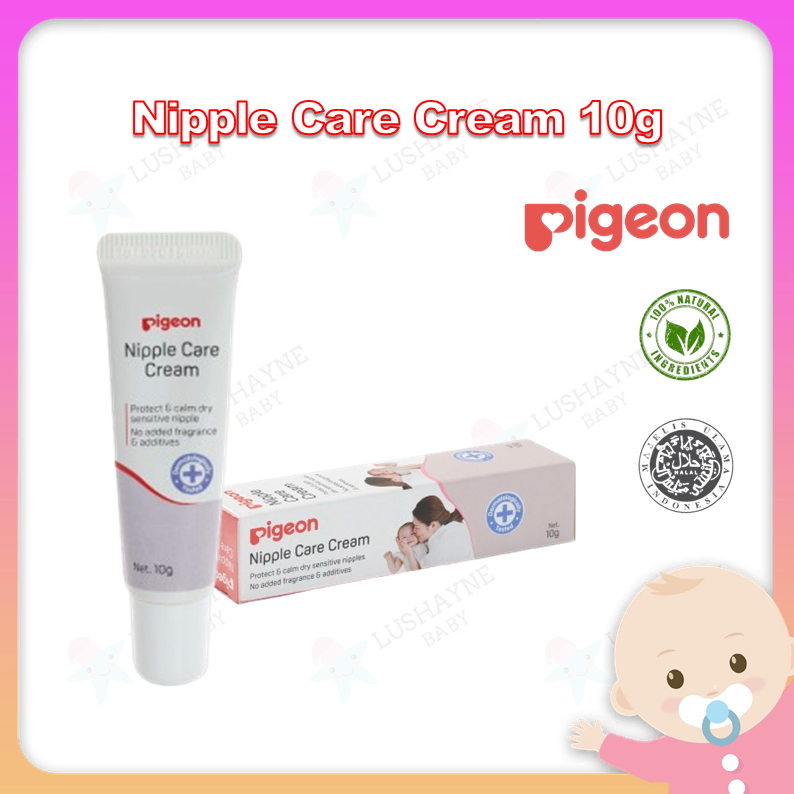 PIGEON Nipple Care Cream 10g Suitable For Sensitive Skin Krim Penjagaan ...