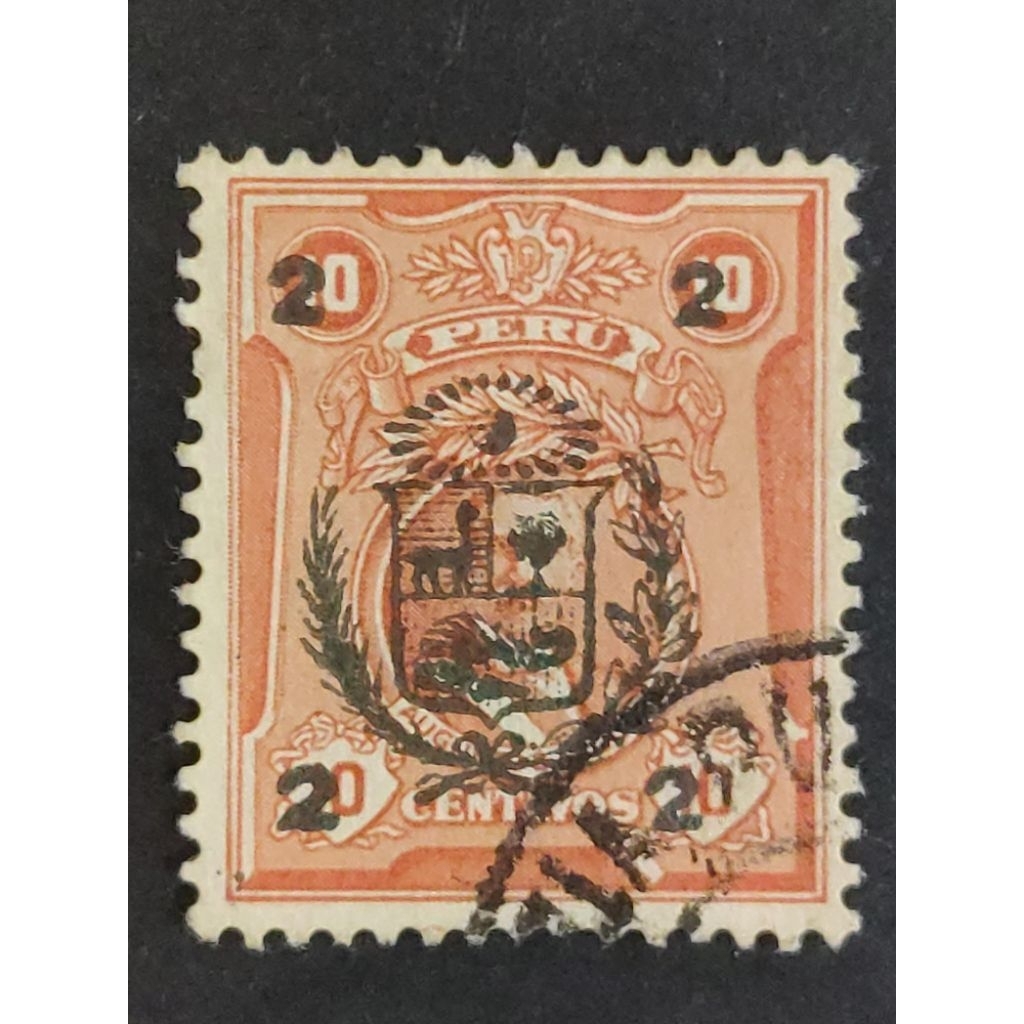 Peru 1930 Fall Of A Leguia Government Overprint With Arms & 2c On 10c ...