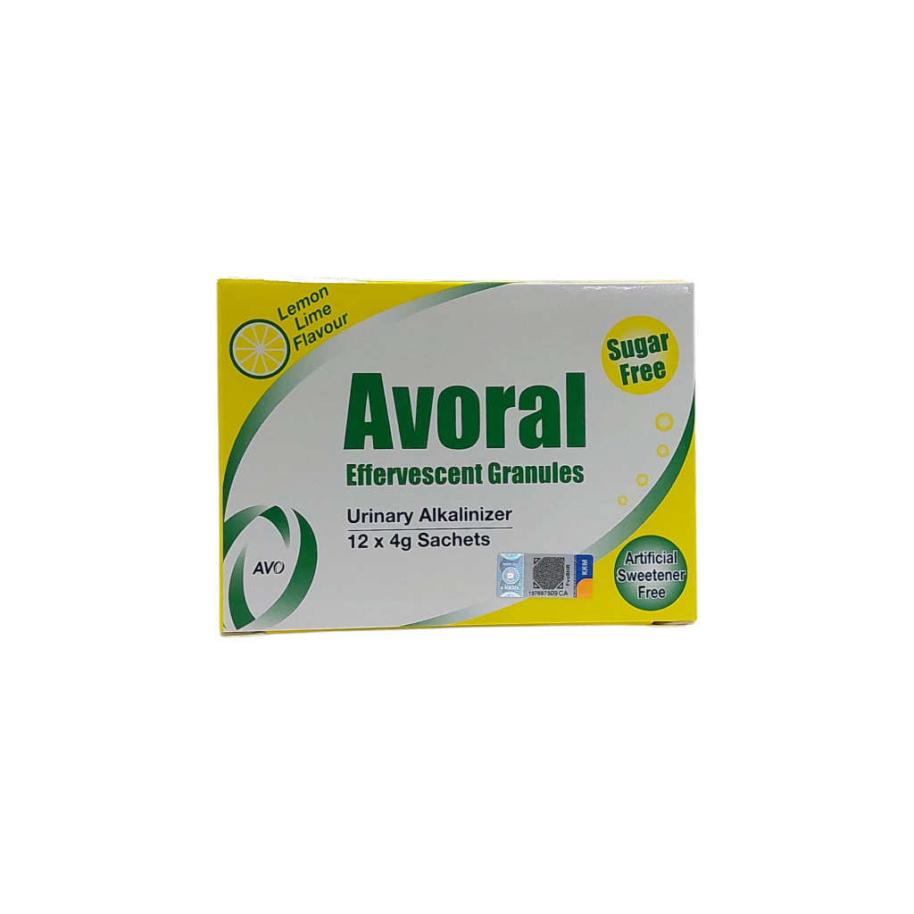 AVORAL Effervescent Granules 4G 12pcs/Box (URINARY ALKALINIZER ...