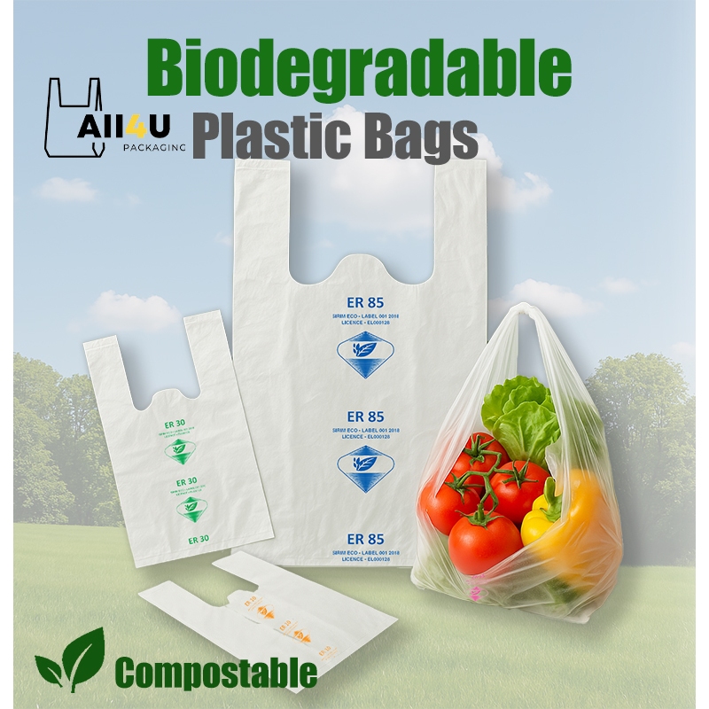Compostable Plastic Bag Small & Medium Biodegradable Plastic Bag SIRIM ...