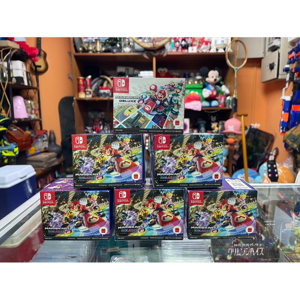 READY STOCK McDonald's x Nintendo Switch Mariokart Deluxe Blind Box ...