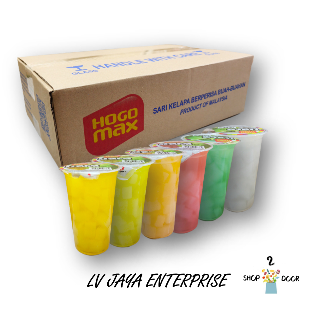 HOGOMAX Fruity Flavoured NATA DE COCO [ 250ML X 24 CUPS ] | Shopee Malaysia
