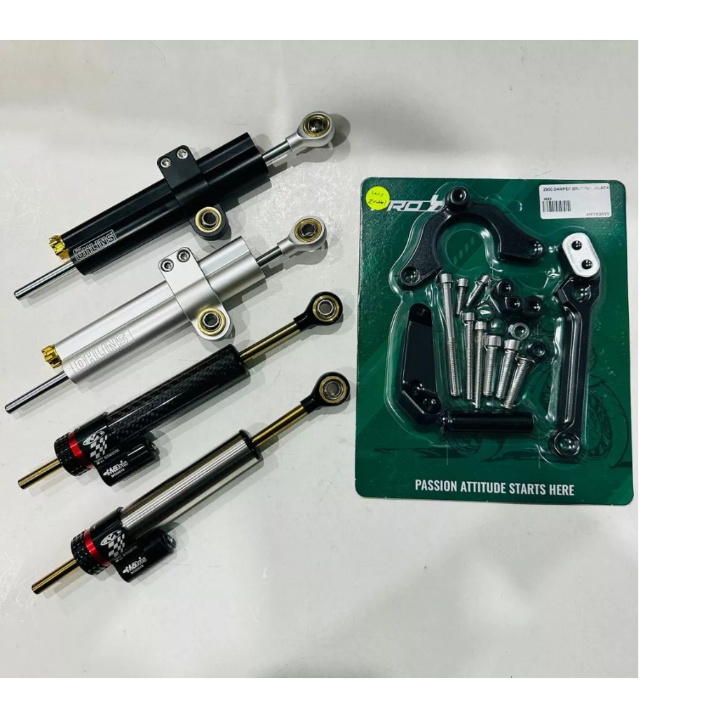 Z900 Z800 OHLINS MATRIS STEERING DAMPER SIAP Z900 DAMPER BRACKET FULL ...