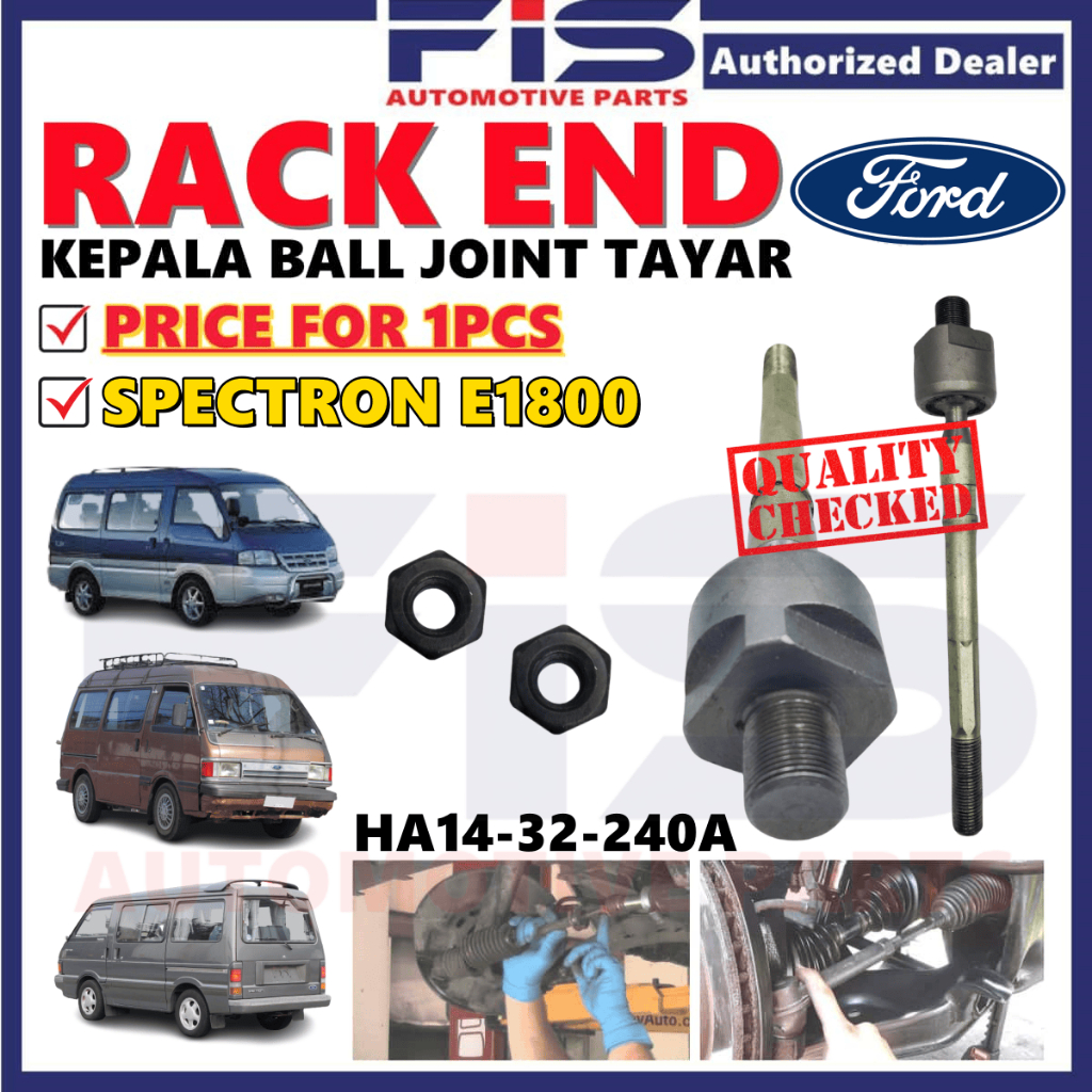 FIS Car Steering Rack End Tie Rod Inner Ford Spectron E1800 Kepala Ball ...