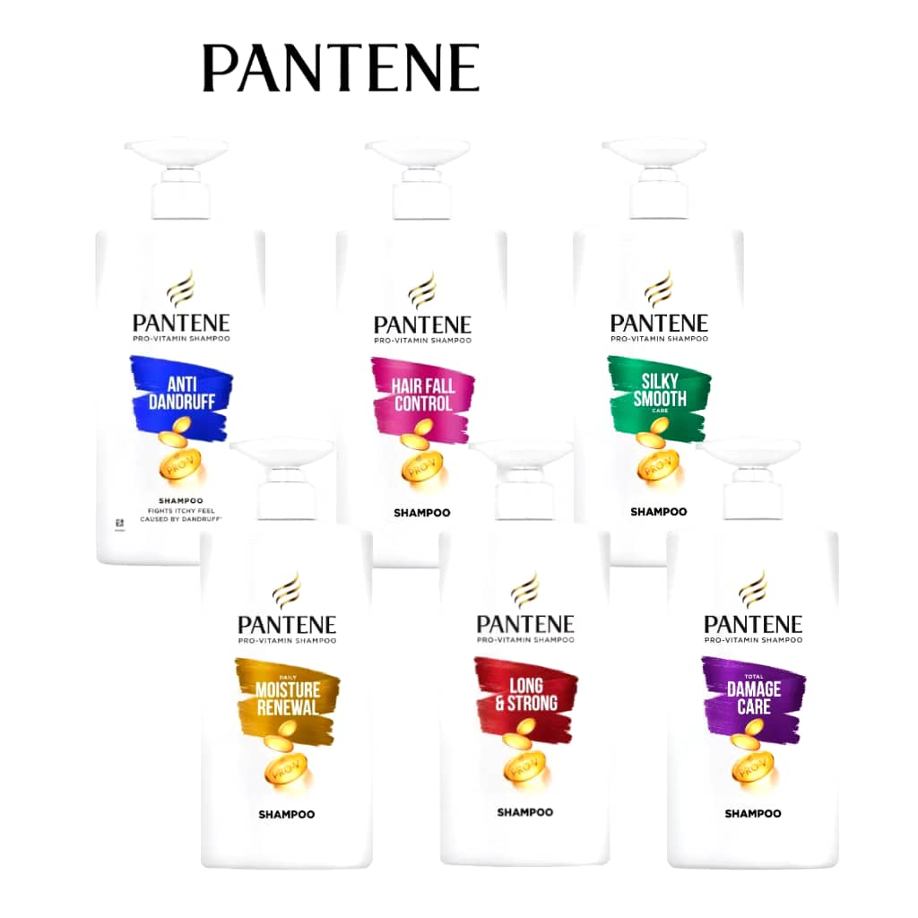 Pantene Hair Shampoo 680/720ml Anti Dandruff Hair Fall Control Silky ...