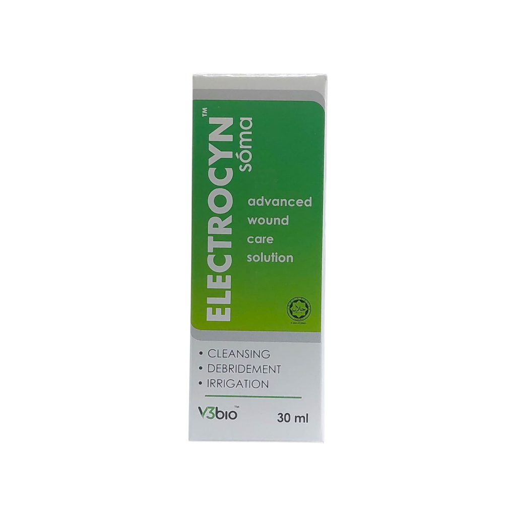 ELECTROCYN Soma Solution 30ml 1Bottle (WOUND CARE SOLUTION) | Shopee ...