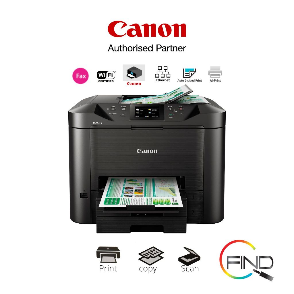 Canon MAXIFY MB5470 All-In-One Business Inkjet Printer (Print/Scan/Copy ...