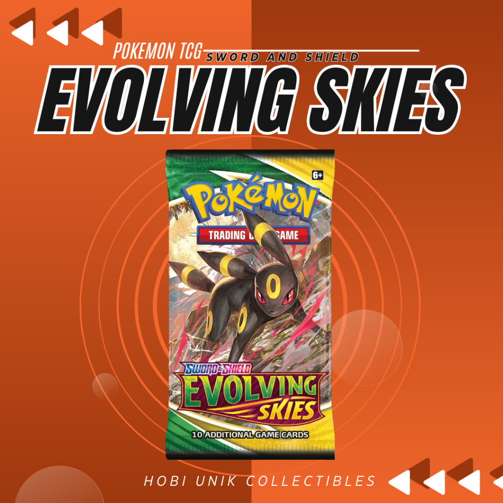 (Live Rip)[SWSH] Pokemon TCG : Evolving Skies Packs | Shopee Malaysia