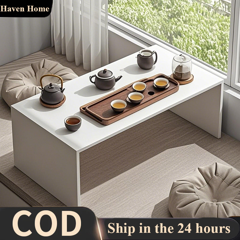 100cm Long Rectangular Coffee Table for Small Spaces - Slim Design ...