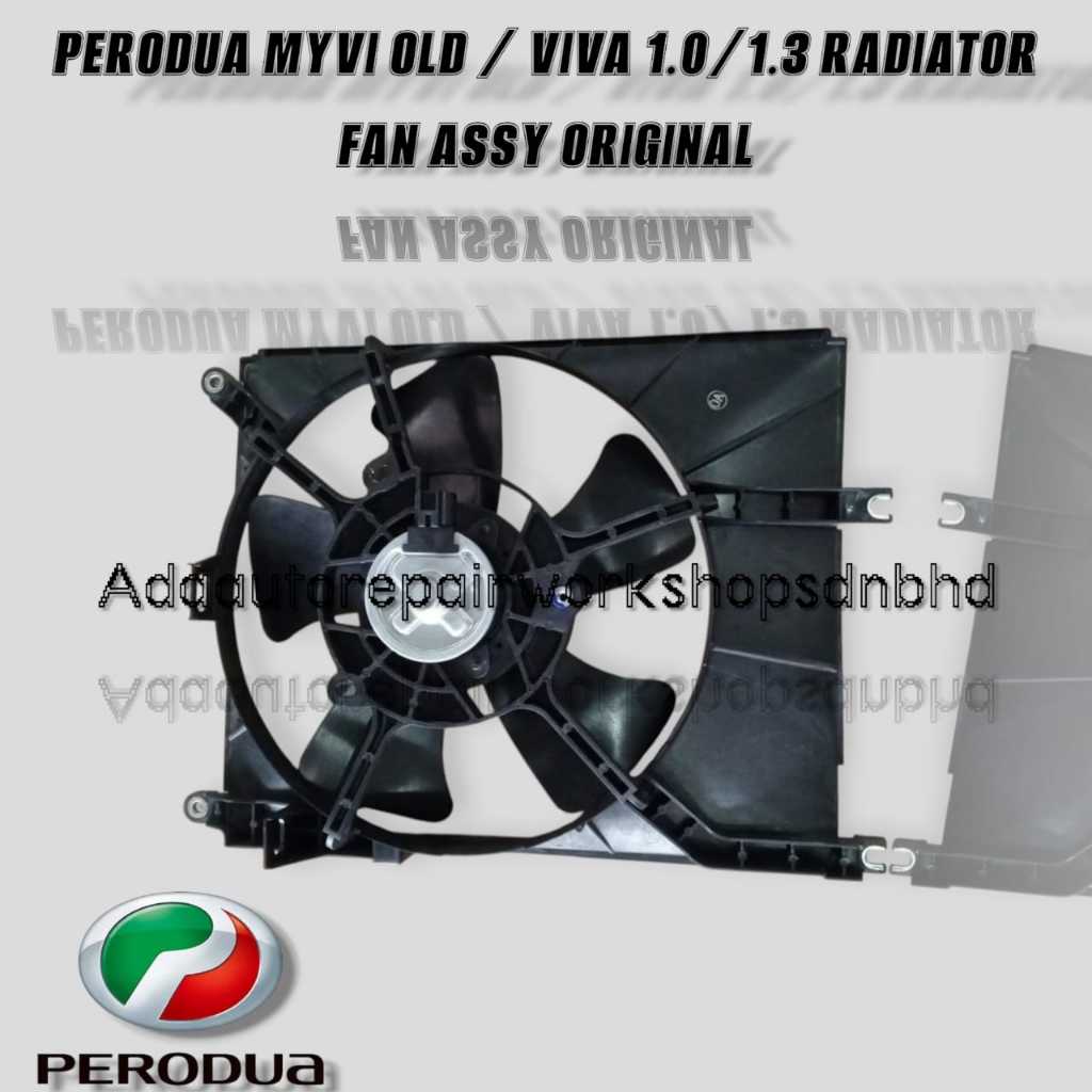 PERODUA MYVI OLD /VIVA 1.0/1.3 FAN RADITOR MOTOR FULL SET ASSY ORIGINAL ...