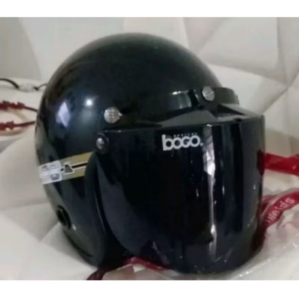 VISOR HELMET TOPI BLACK DARK GREY GELAP MS88 SGV APOLLO BOGO COVER ...