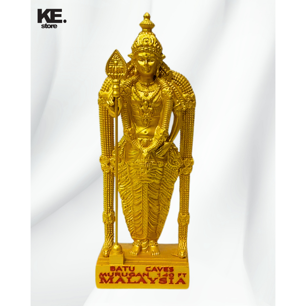 Golden Murugan Statue/Decorative/Prayer/Gift/Souvenir | Shopee Malaysia