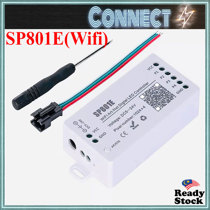 SP801E WS2812B LED Strip Light Controller WS2811 WS2815 WS2815B 4Pin Controller ARGB Controller ...