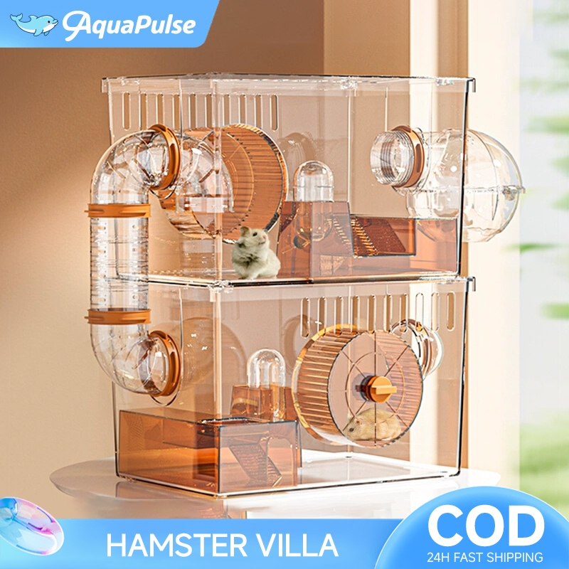 Hamster Cage Hamster House Sangkar Hamster Villa Hamster Full Set Rumah ...
