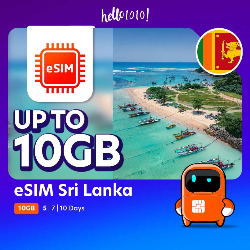 eSIM Sri Lanka (5GB/ 10GB) - NEW Launch | Shopee Malaysia