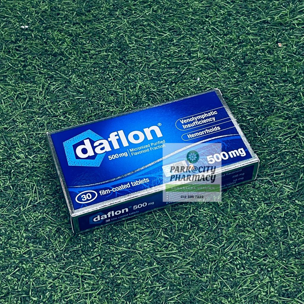 Daflon 500mg Micronized Tablets 30s 0028/ 500mg 15's (strip) / 1000mg ...