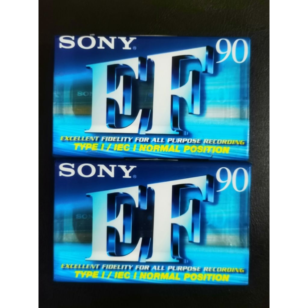 Sony EF 90 Blank Cassette Tape Sealed | Shopee Malaysia