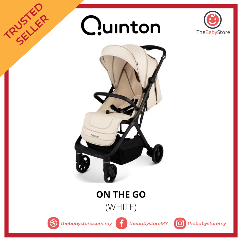 Quinton On The Go Autofold Baby Stroller Newborn up to 22kg - White ...