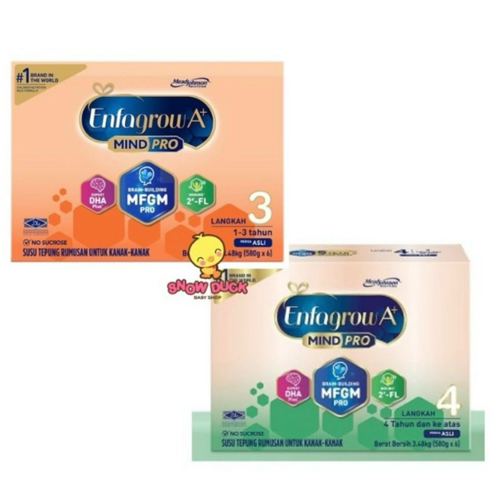 Enfagrow A+ MindPro 2FL Step 3/ 4 Original/ Vanilla - 3.48kg | Shopee ...