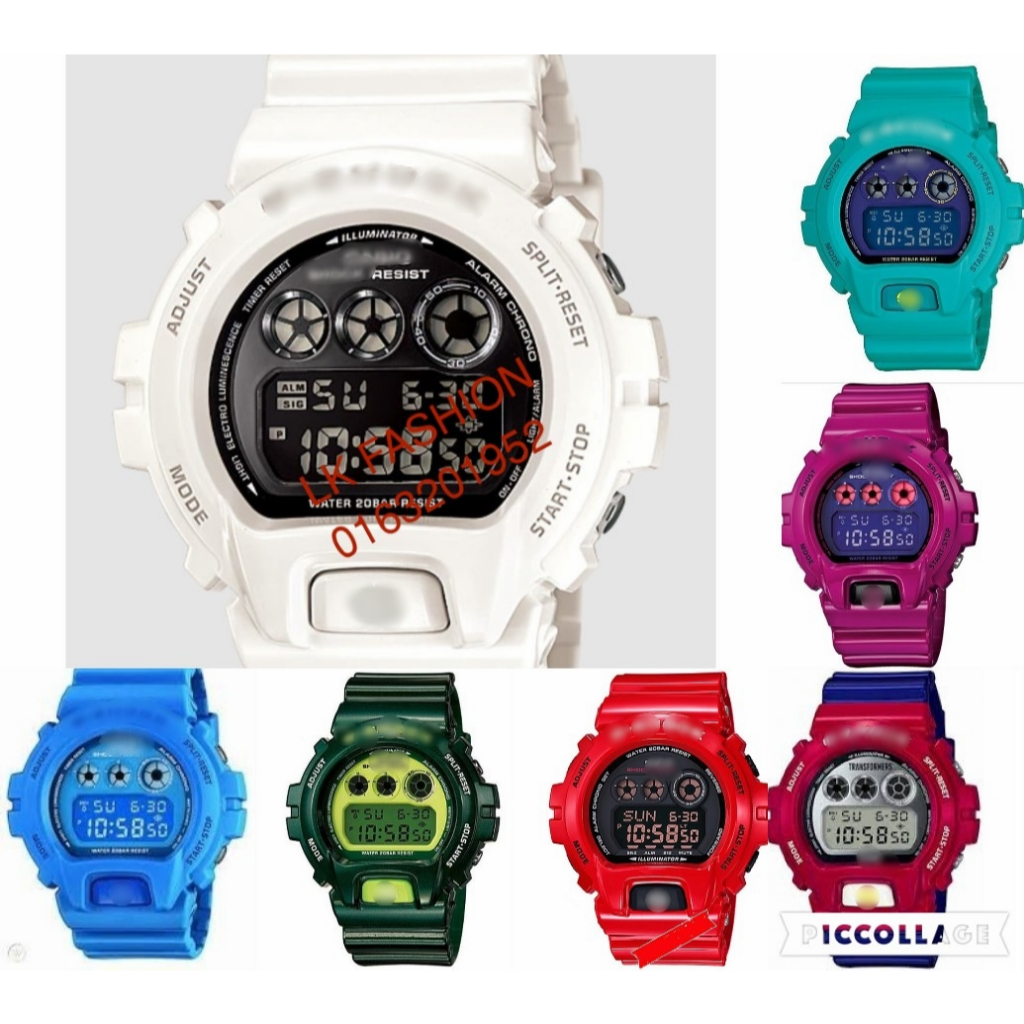 (VIRAL ) DW6900 BLA SERIES CS1 NB1 NB7 COLAB / JAM TANGAN LELAKI WANITA ...