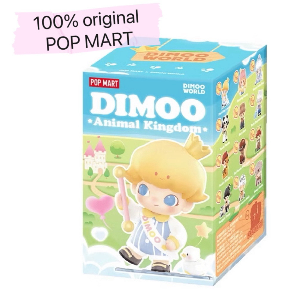 local stock🇲🇾💯original POP MART DIMOO Animal Kingdom Series Blind Box ...