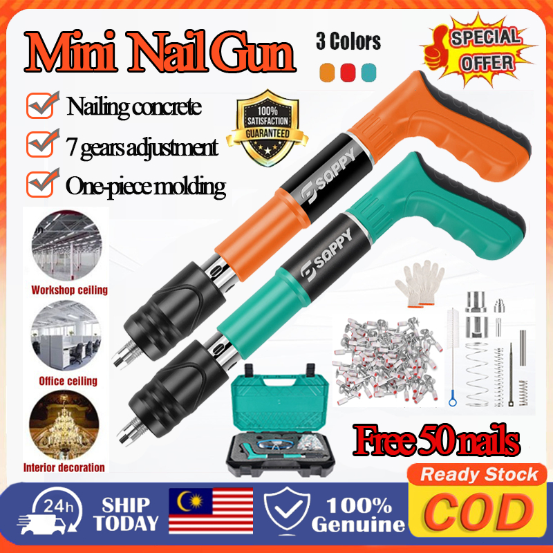 Steel Rivet Gun Nail Gun Powerful Nail Gun Easily Penetrates Concrete ...