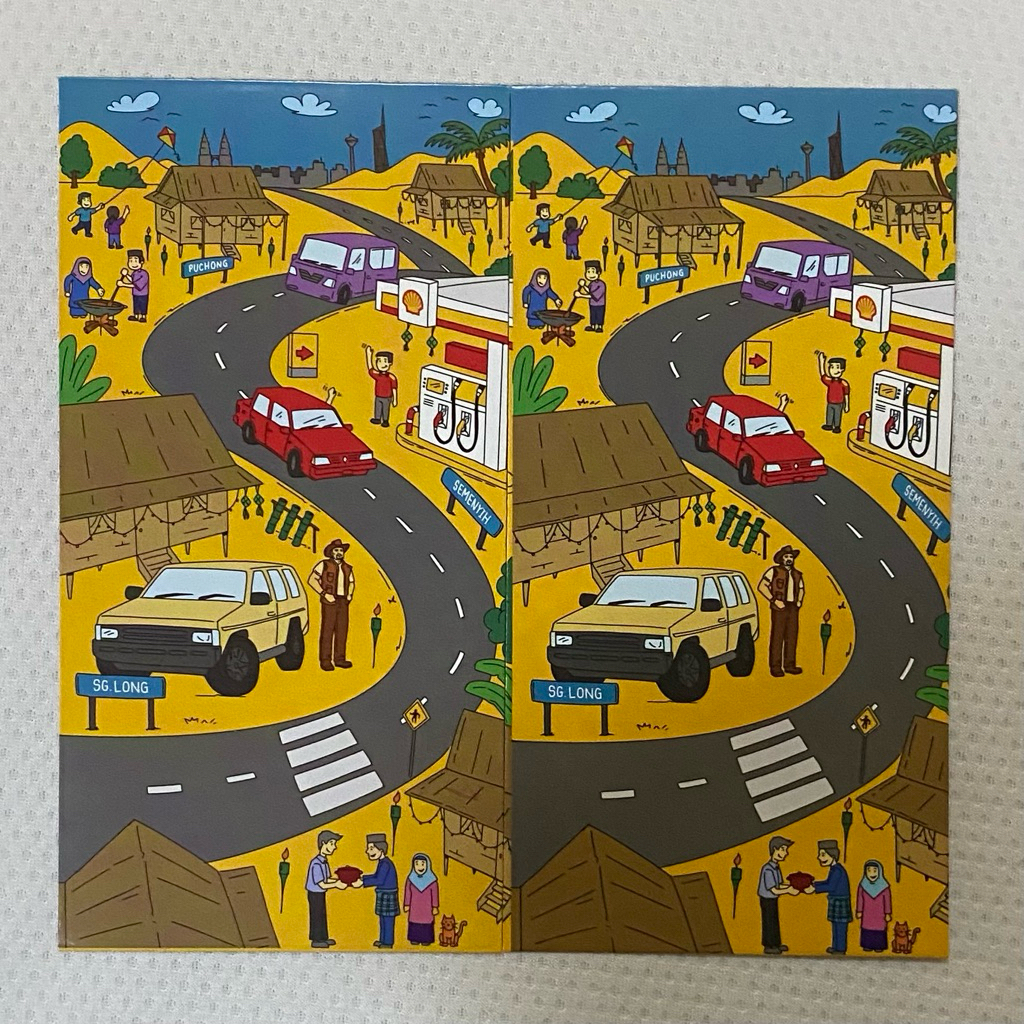 2025 SAMPUL RAYA SHELL SIGNBOARG SG LONG(1pcs) | Shopee Malaysia