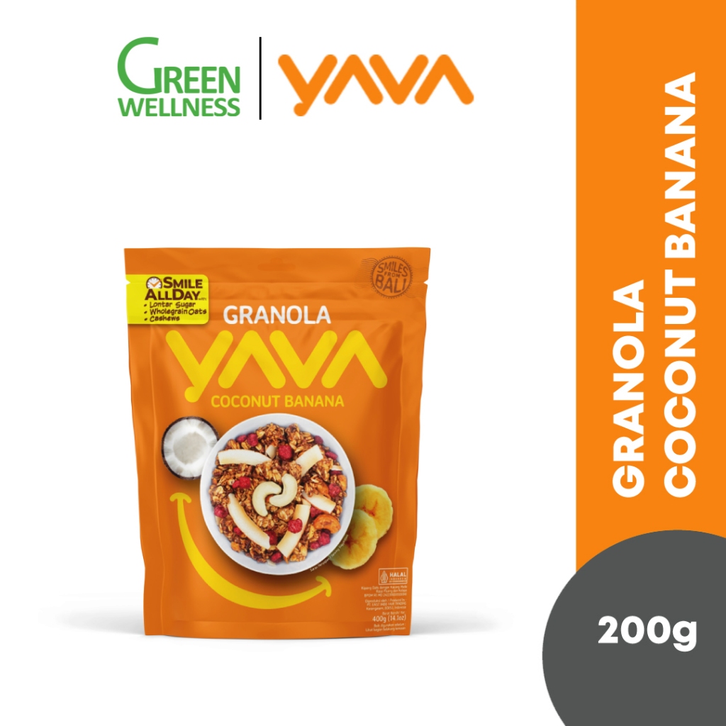 YAVA Granola Coconut Banana 200g | Shopee Malaysia