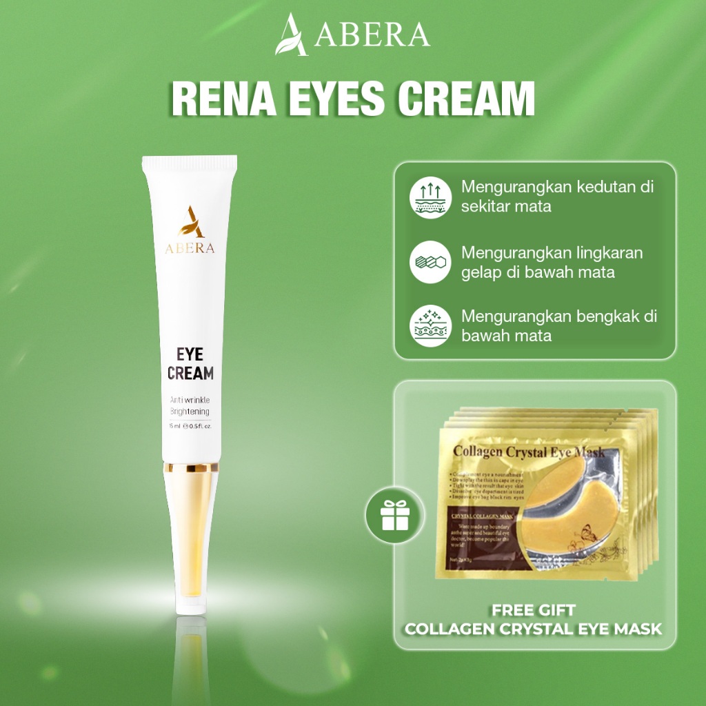 ABERA RENA Eyes Cream - mengurangkan lingkaran hitam dan bengkak - Berkesan selepas 7 hari ...