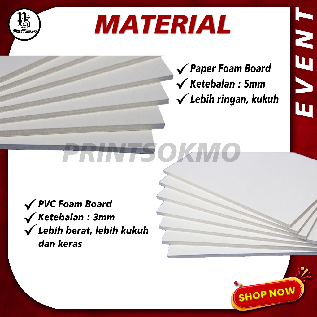 Mock Cek Mockup Cheque Replika Cek Foam Board Full Color Printing ...