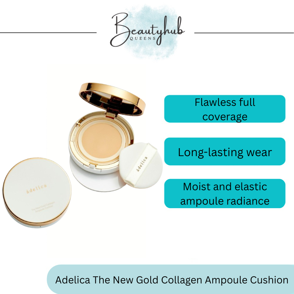ATOMY Adelica The New Gold Collagen Ampoule Foundation Cushion 全新升级版 ...