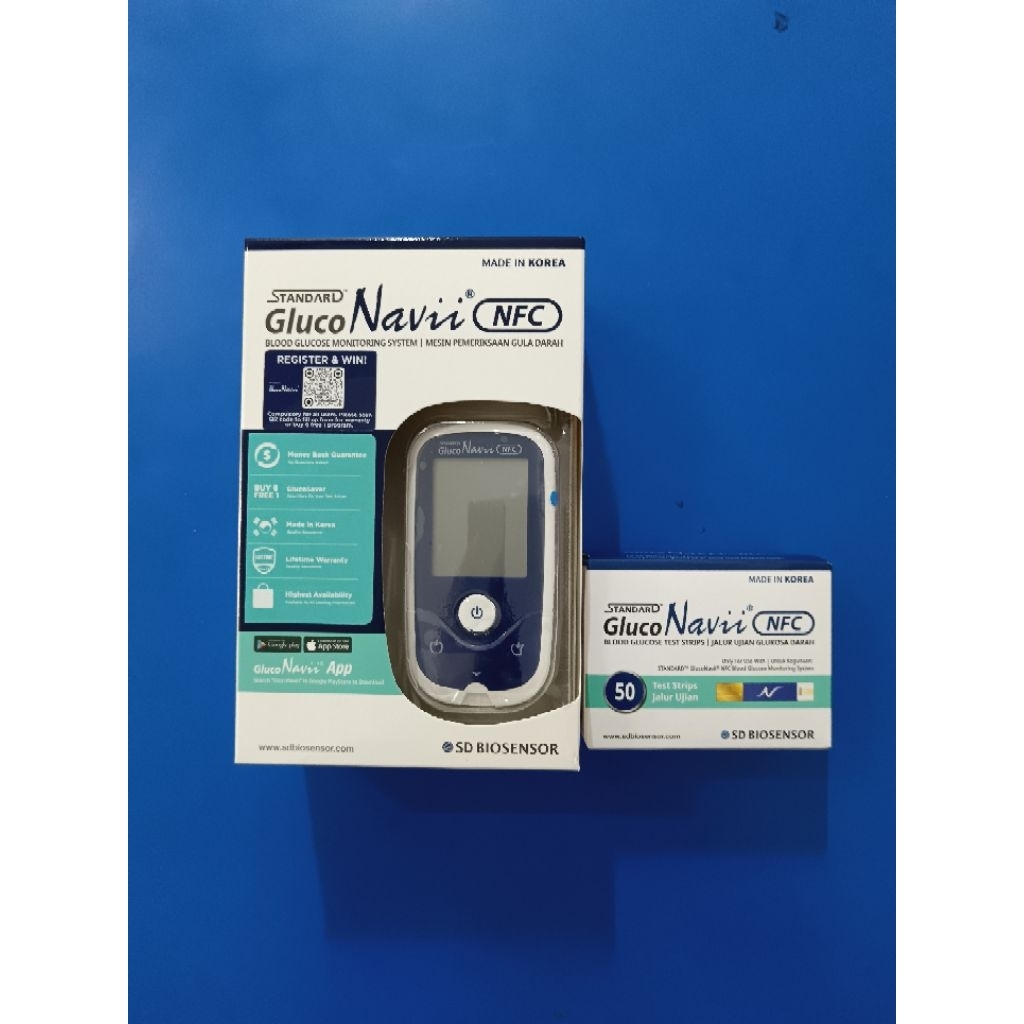 STANDARD GLUCO NAVII NFC | MESIN PEMERIKSAAN GULA DARAH & JALUR UJIAN ...