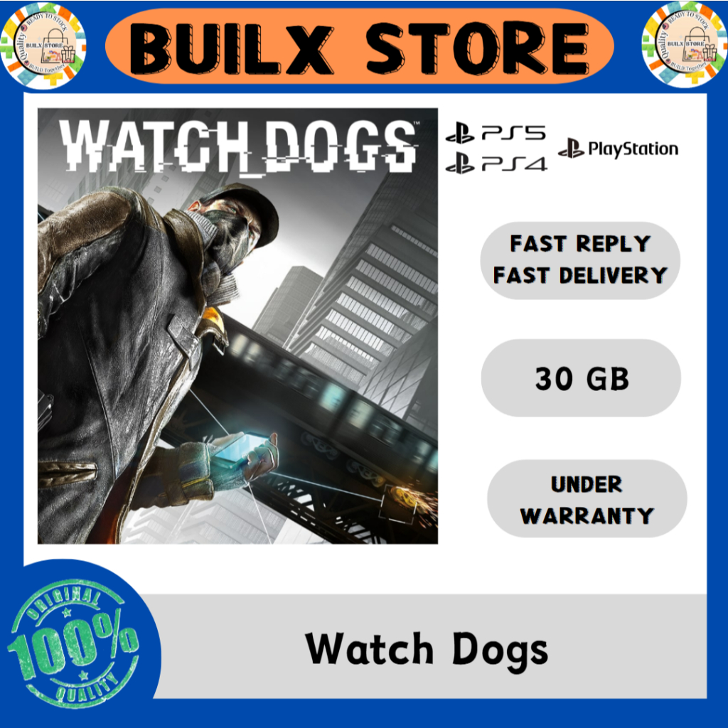 Watch Dogs - PS4 & PS5 [Digital Download] | Shopee Malaysia