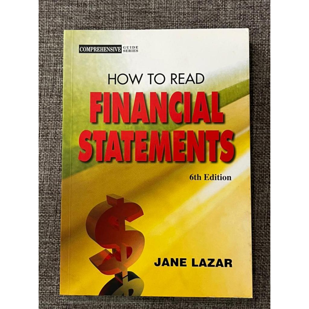 How to Read Financial Statements | Pre-loved Book | Accounting Basics ...