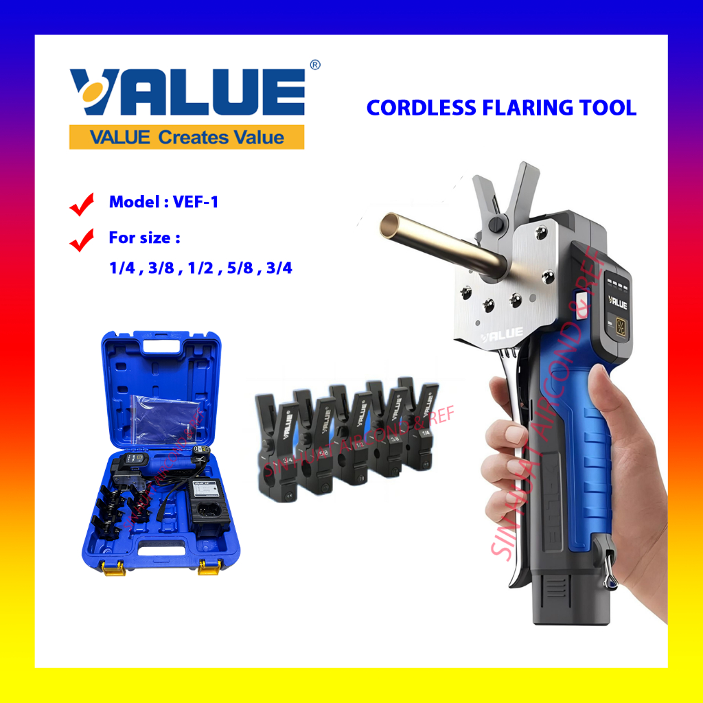 Cordless Flaring Tool Value VEF-1 Flaring Tools VEF1 Flare Tool ...