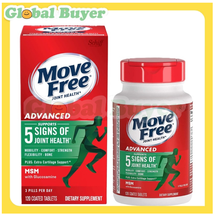 Move Free® Joint Health Advanced plus MSM 120 Coated Tablets | Shopee ...