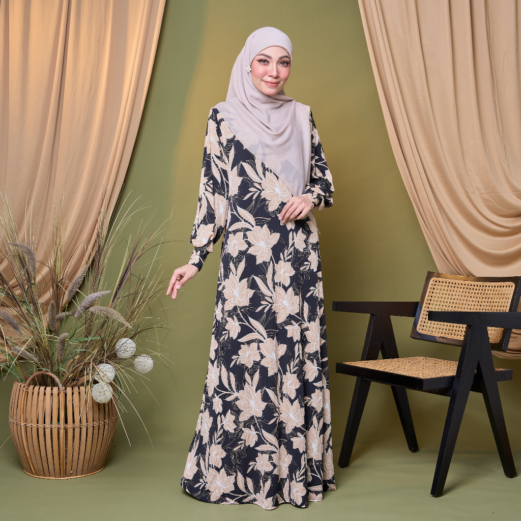 JL84 J99 JUBAH RAYA {M-2XL} : Jubah Premium Lycra Korea Loose Cutting ...