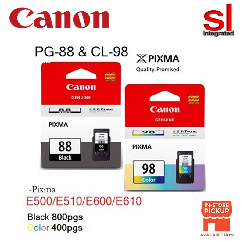 CANON PG-88 CL-98 INK CANON E500 E510 E600 E610 | Shopee Malaysia