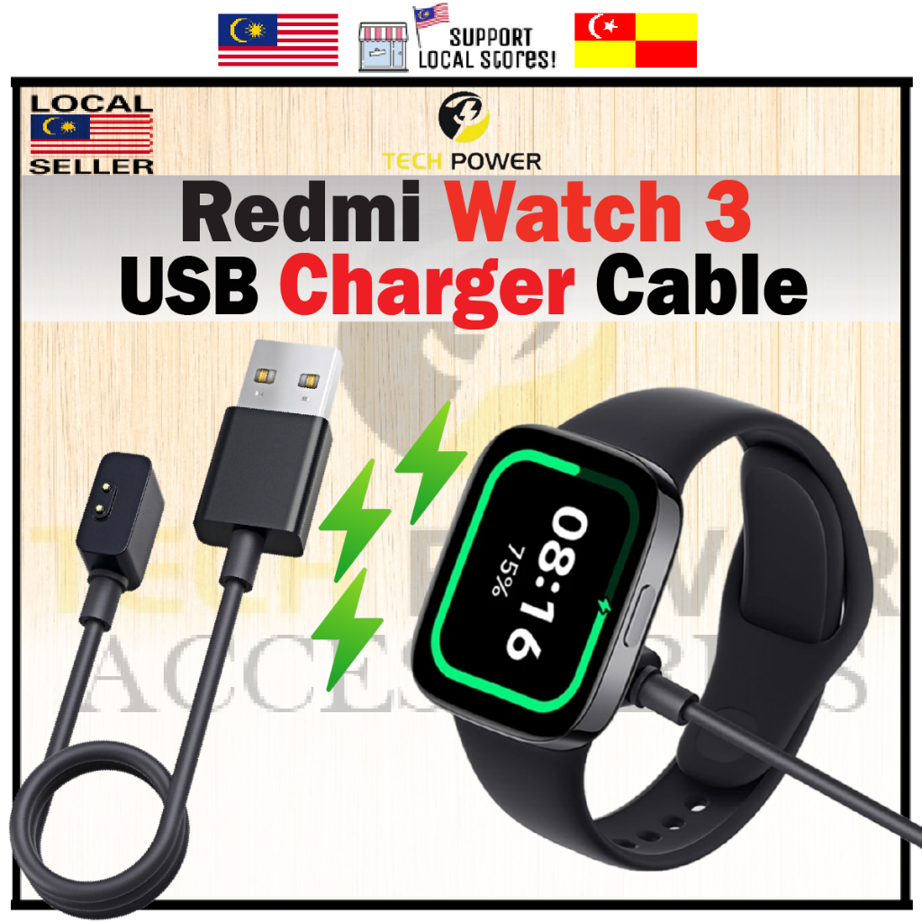 Redmi Watch 3 Charger, Redmi Watch 3 Magnetic Charging USB Cable 100cm ...