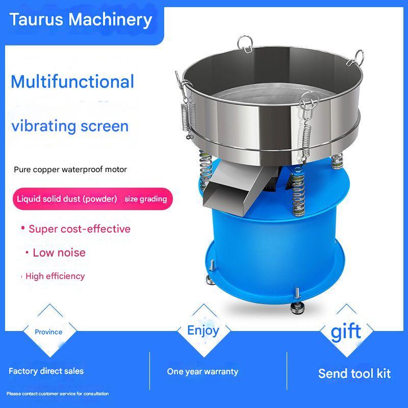 powder sieve small stainless steel vibrating sieve electrostatic ...
