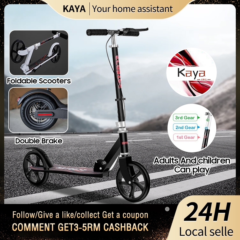🔥KAYA 🔥Skuter Untuk Kanak-Kanak Dewasa Remaja Skuter Luar Brek Kaki ...
