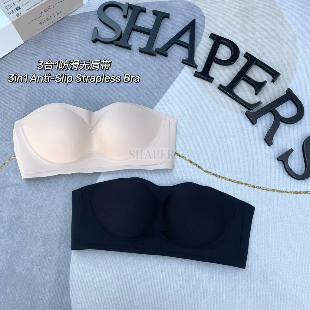 SHAPERS | EXTREME Anti-Slip 3-IN-1 Strapless Bra | Jelly Stick Support ...