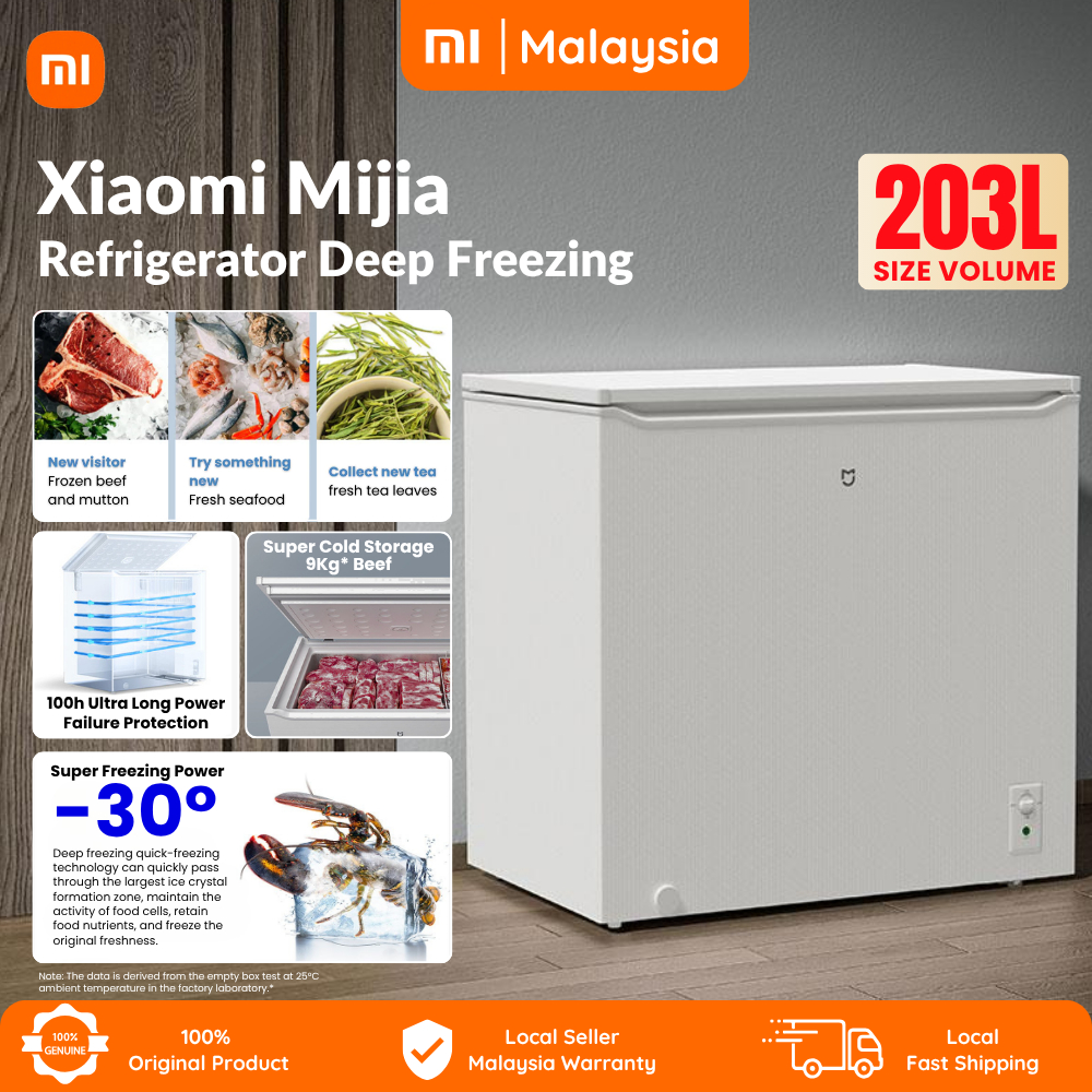 Xiaomi Mijia Freezer 203L Refrigerator Deep Freezing Power Inverter ...